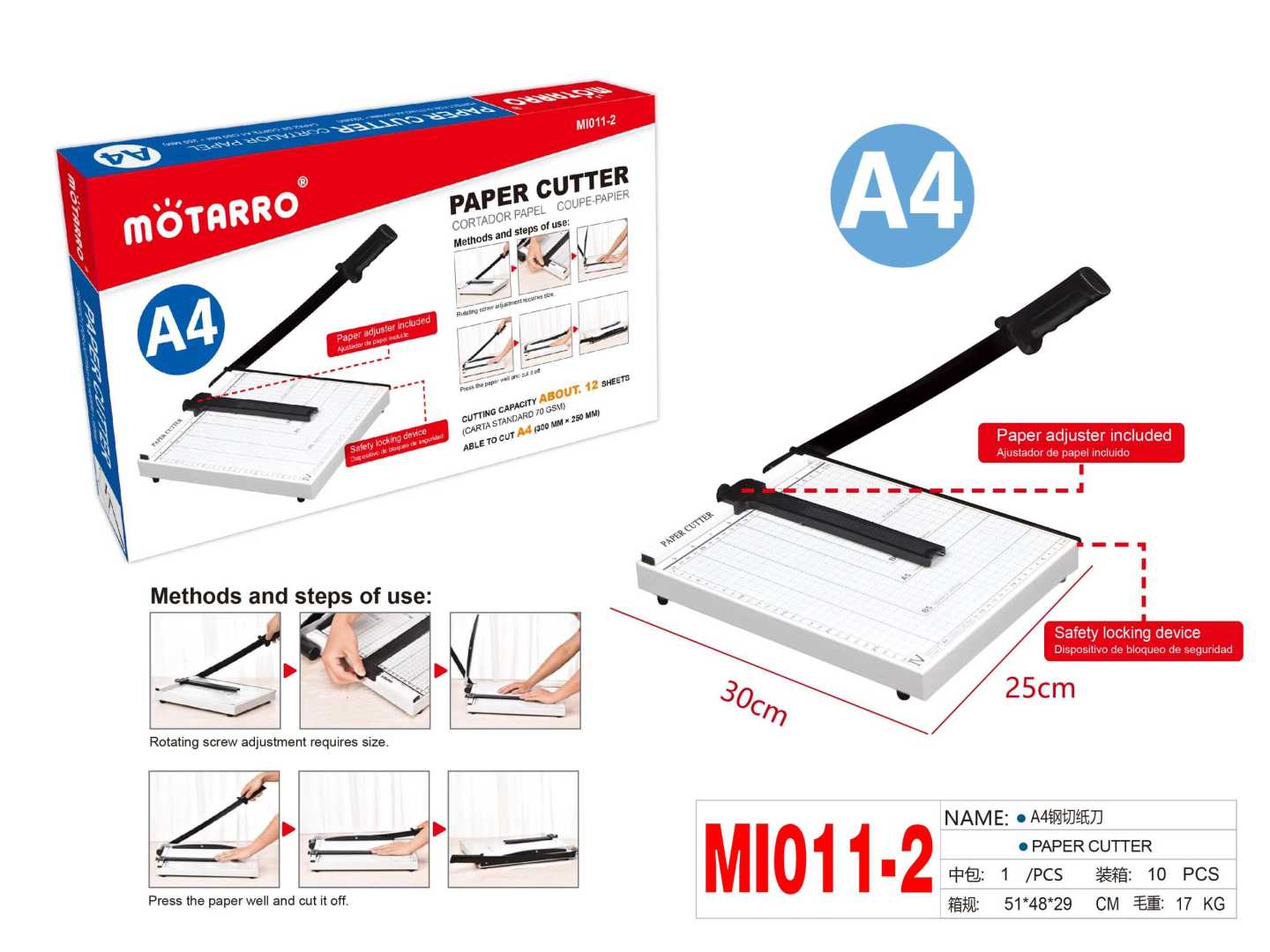 A4 Paper Cutter – MOTARRO Online